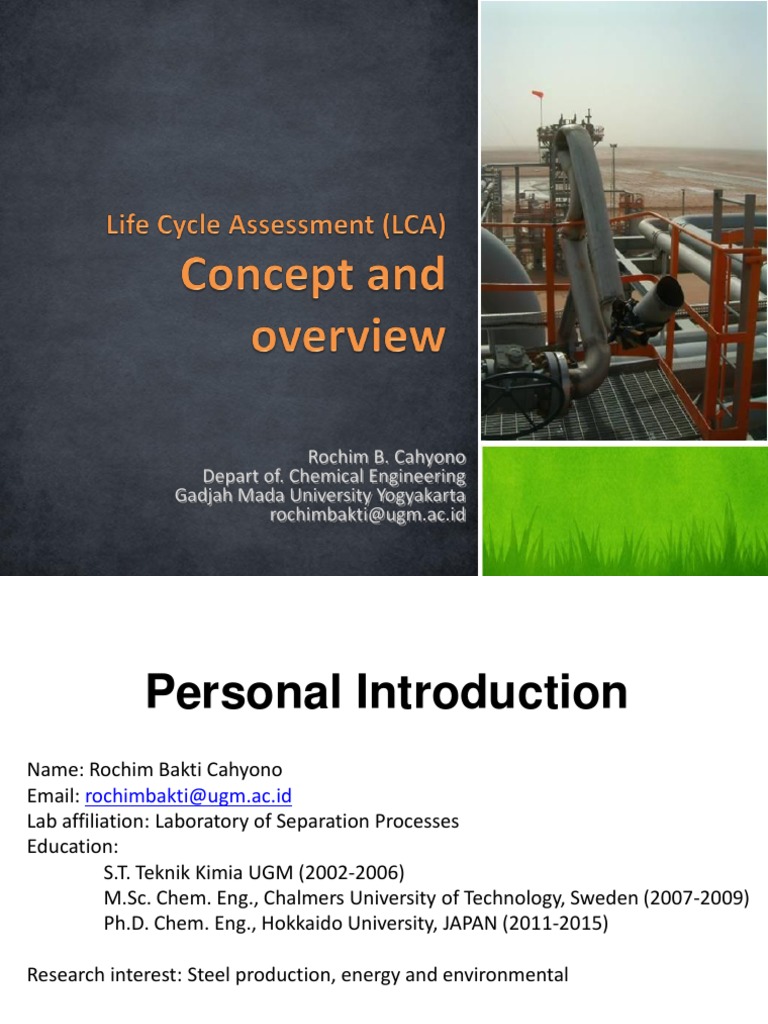 Overview and Scope LCA - Week 1 | PDF | Life Cycle Assessment ...