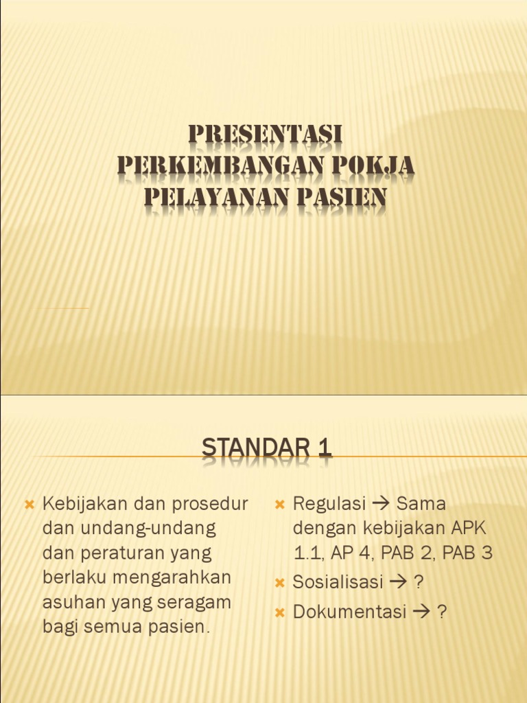 Presentasi POKJA PP | PDF