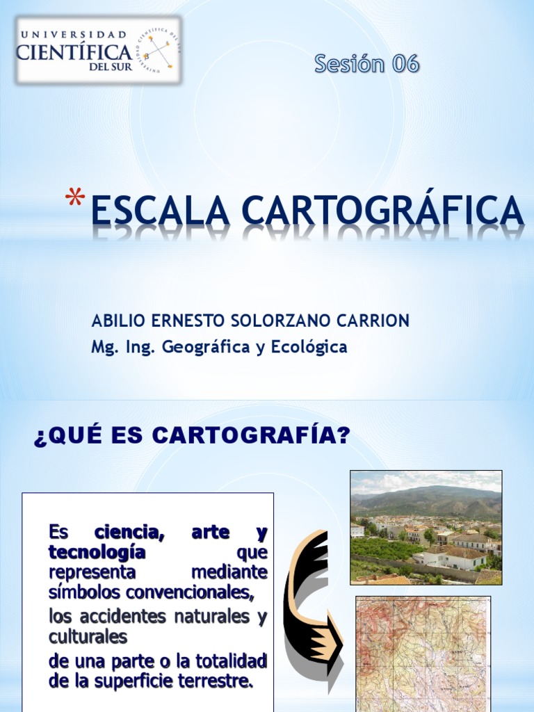 Escalas Cartográficas y Problemas | PDF | Mapa | Cartografía