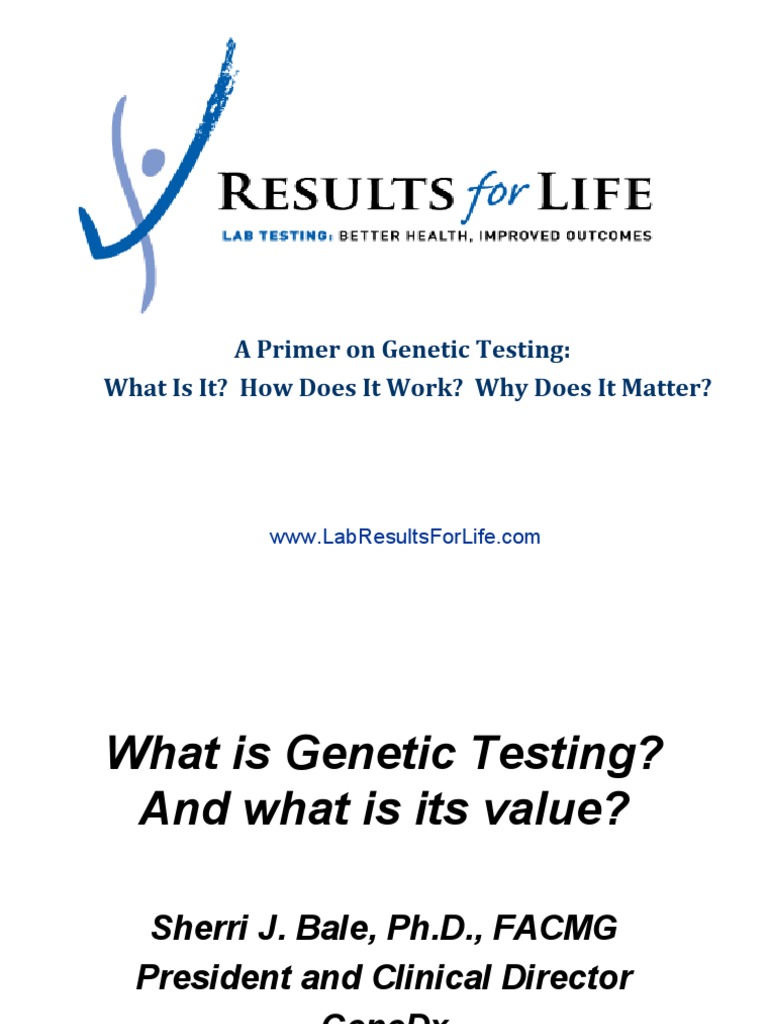 Understanding Genetic Testing Basics | PDF | Genetic Testing | Cancer