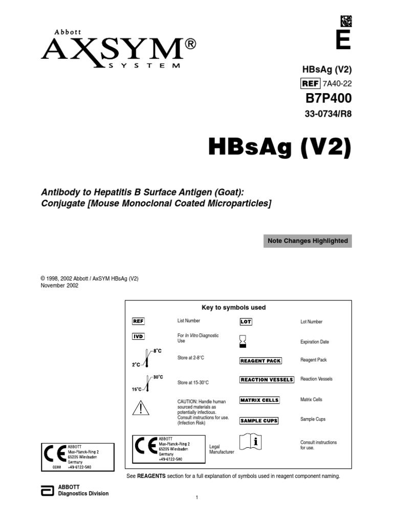 HBsAg PDF | Download Free PDF | Hepatitis B | Elisa