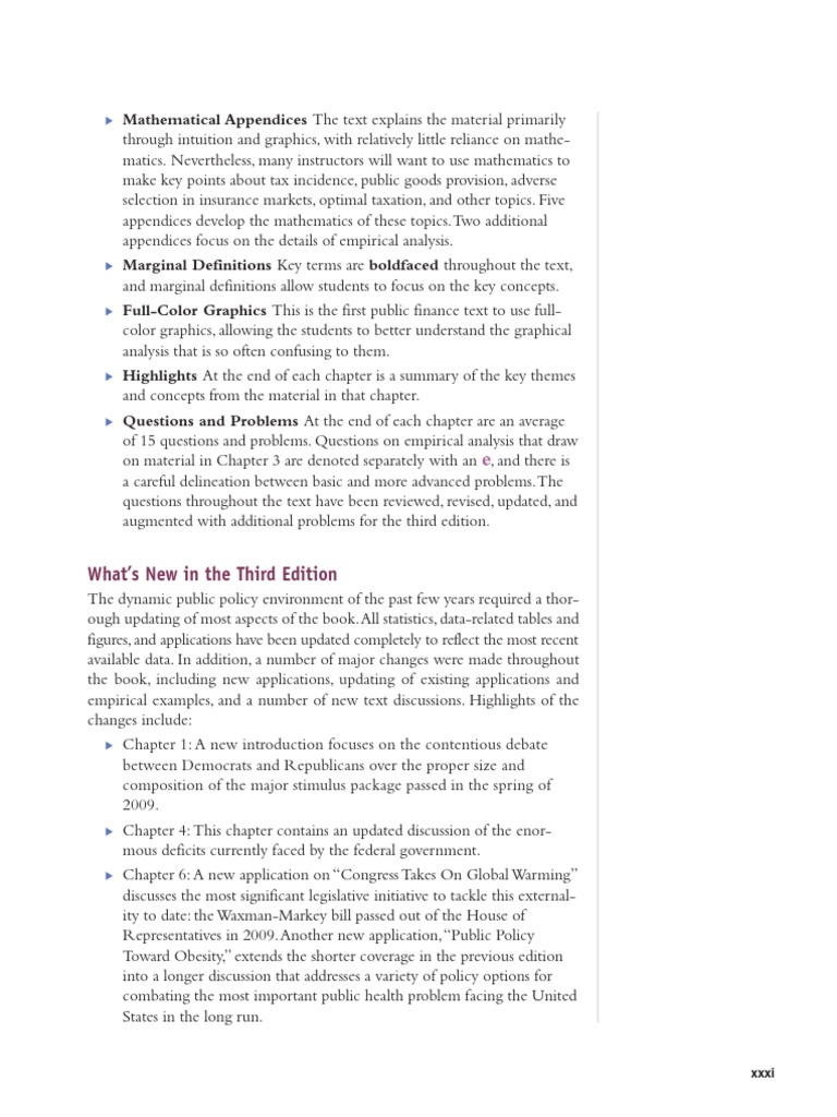 Mathematical Appendices: What's New in The Third Edition | PDF | Public ...