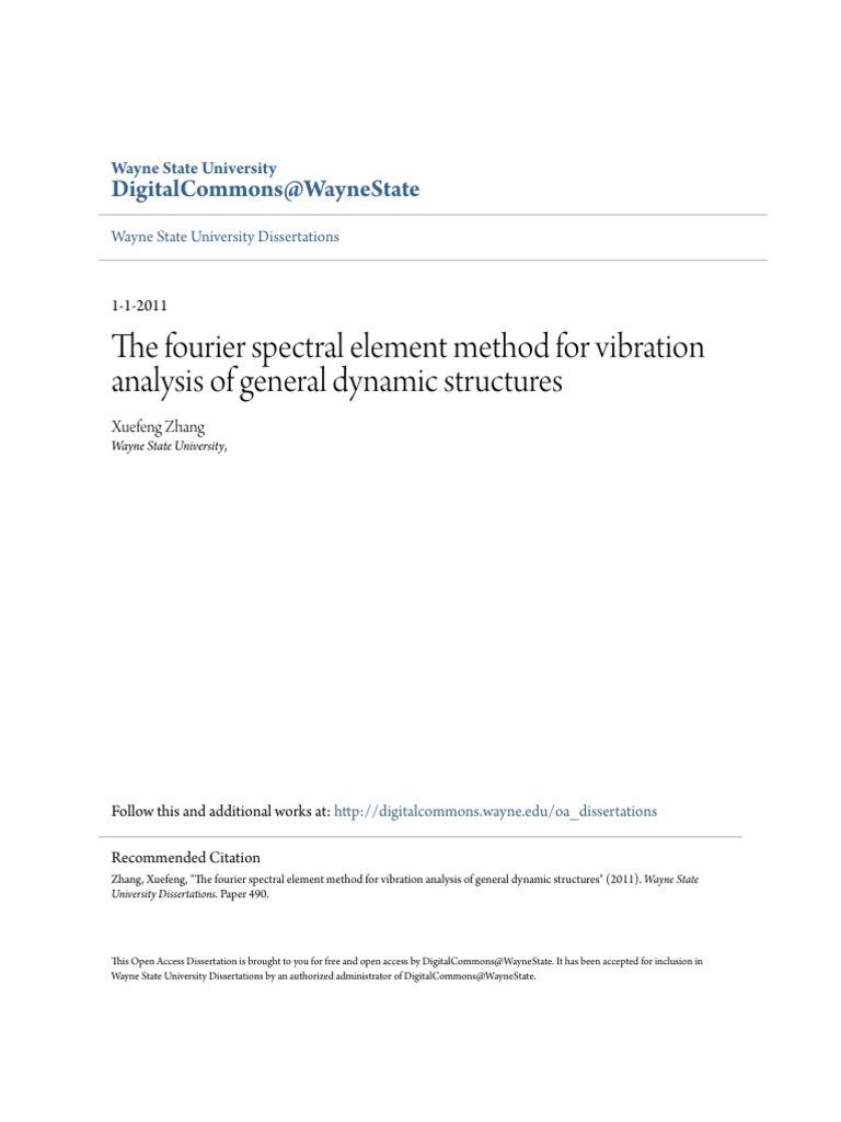 Viewcontent Fourier Pdf Finite Element Method Fourier Series