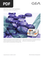 GEA Niro Soavi Panda Plus Homogenizer Brochure | PDF | Valve | Pressure