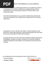Hemosiderina: Diagnóstico y Patologías | PDF