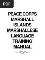 Marshallese Language Training Manual | PDF | Spelling | Phrase