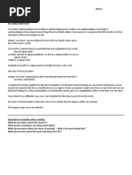 Year 7 Poetry Analysis Revision Guide | PDF | Poetry | Rhyme