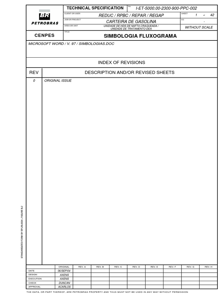 PFD and P&ID Symbology-Rev.0 Sep-06-04 | PDF | Technical Communication ...