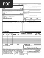 BL Congenbill 1994 | PDF | Cargo | Bill Of Lading