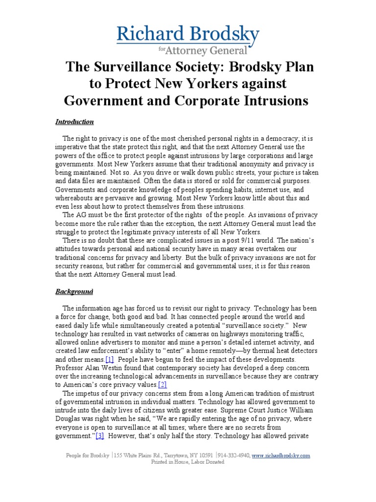 Privacy White Paper - Final | PDF | Politics | Law