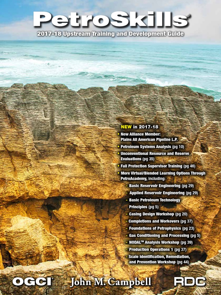 PetroSkills 2017-18 Upstream Training & Development Guide | PDF ...