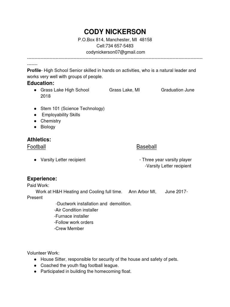 Resume Draft | PDF