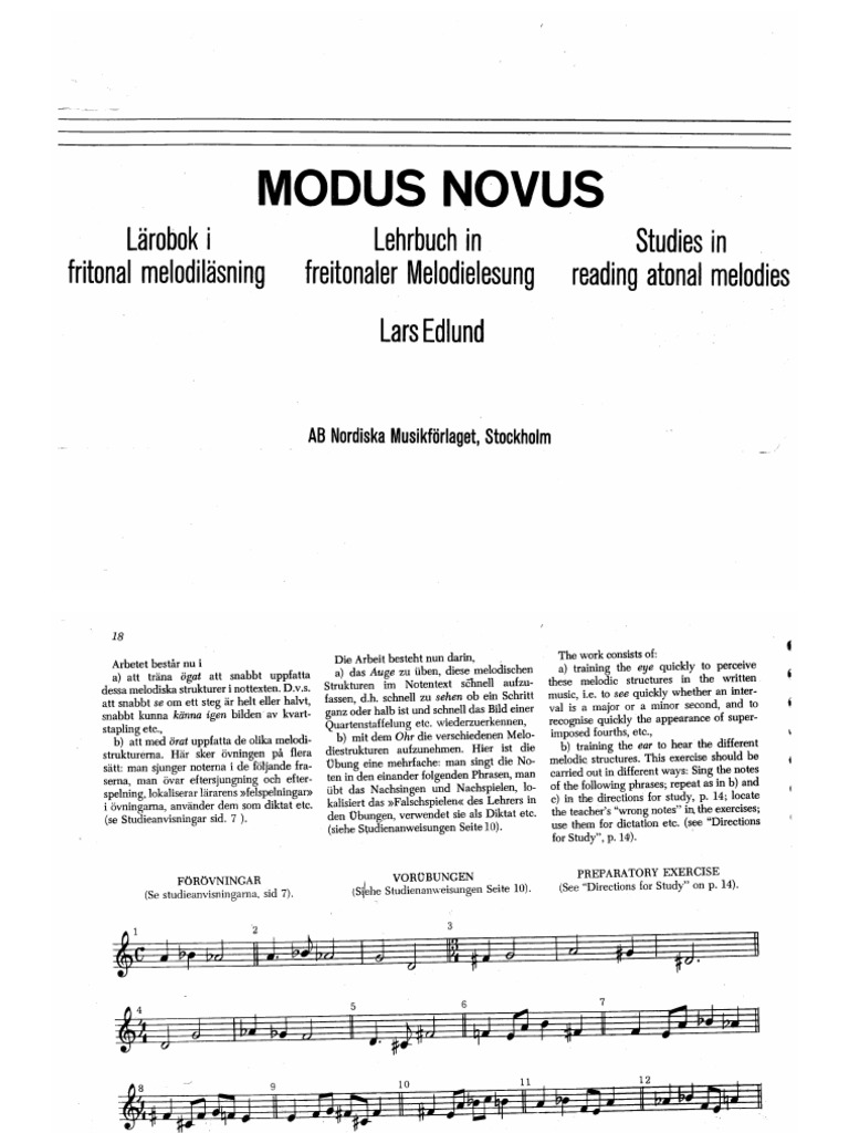 Modus Novus | PDF