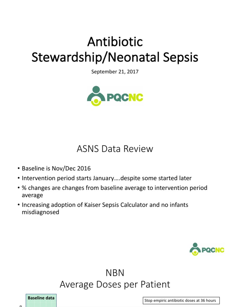 PQCNC ASNS Learning Session - Data | PDF | Sepsis | Neonatal Intensive ...