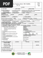 PWD Application Form 4.0 | PDF | Visual Impairment | Employment