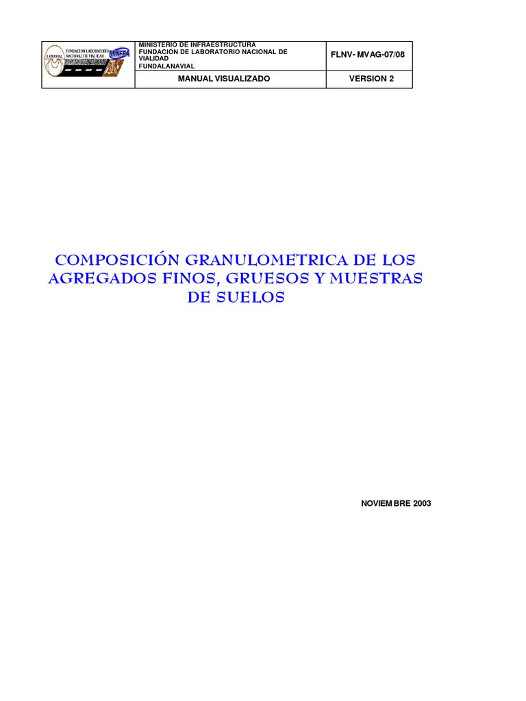 Granulometria (ASTM C136) PDF | PDF | Arcilla | Suelo
