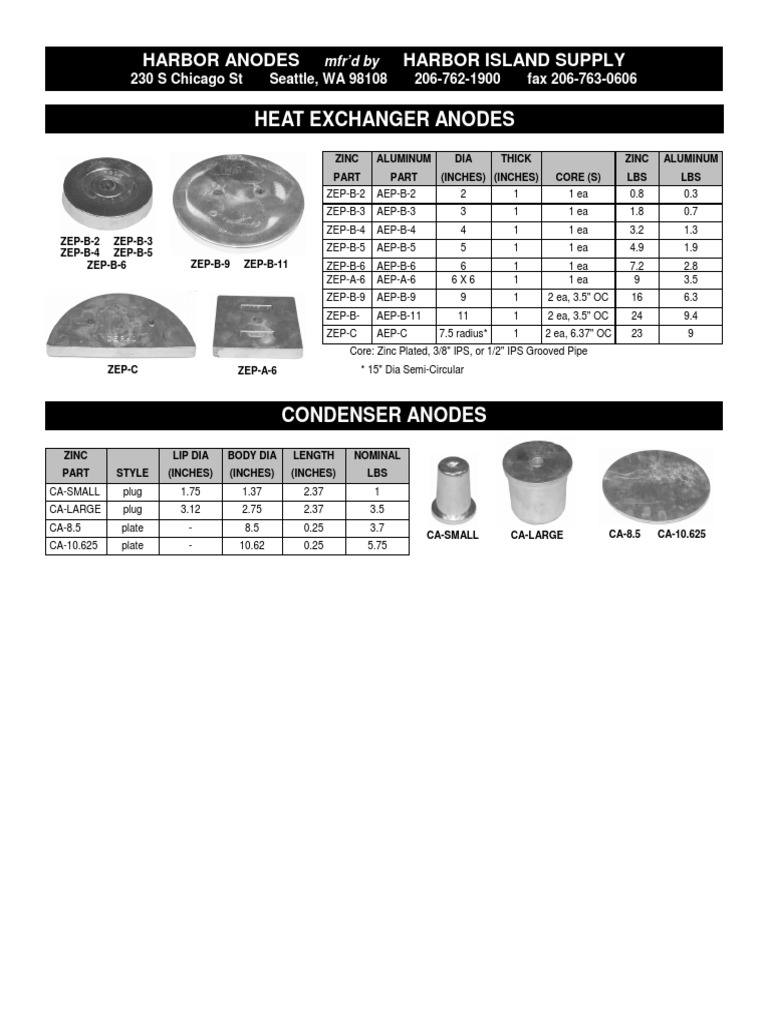 Heat Exchanger Anodes | PDF | Heat Exchanger | Engineering Thermodynamics
