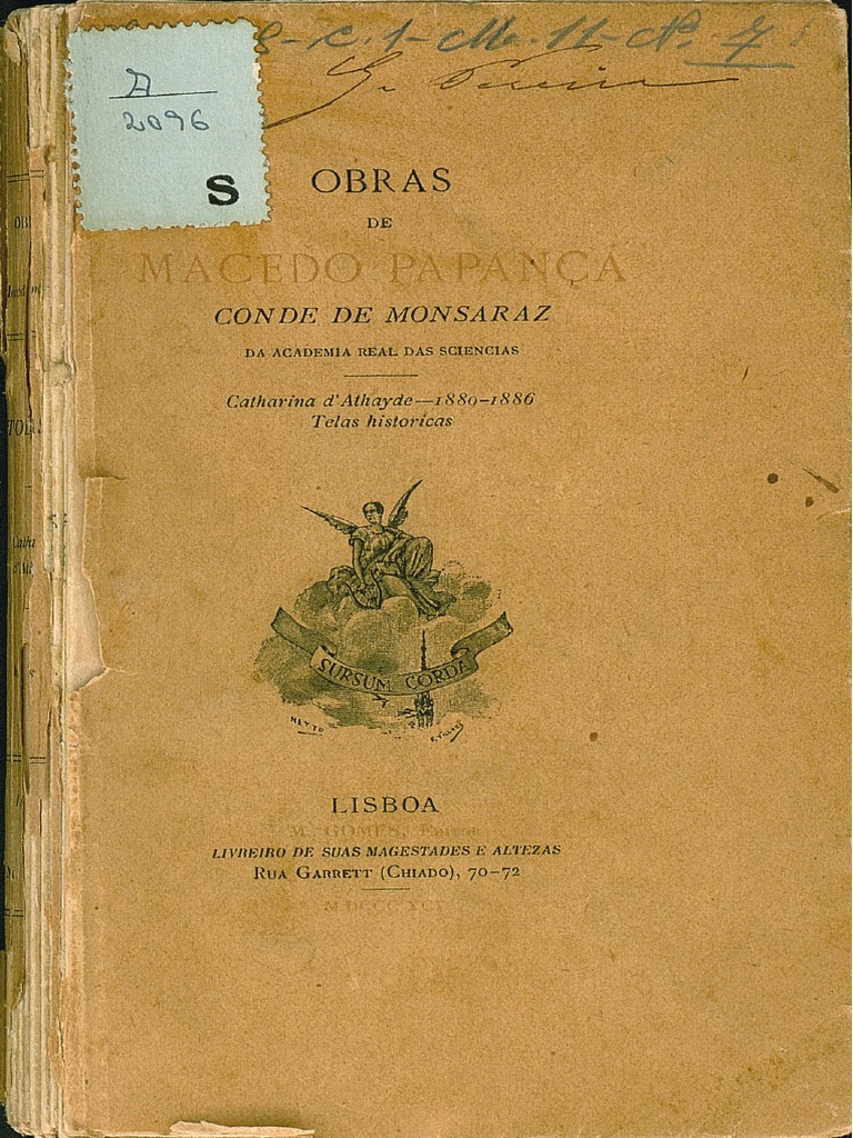 Obras de Macedo Papança - Catarina de Ataíde - Telas Históricas | PDF
