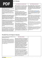 WWII Project Ideas and Guidelines | PDF | News | World War II