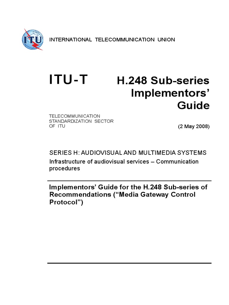 h248 Megaco e | PDF | Ip Address | Parameter (Computer Programming)