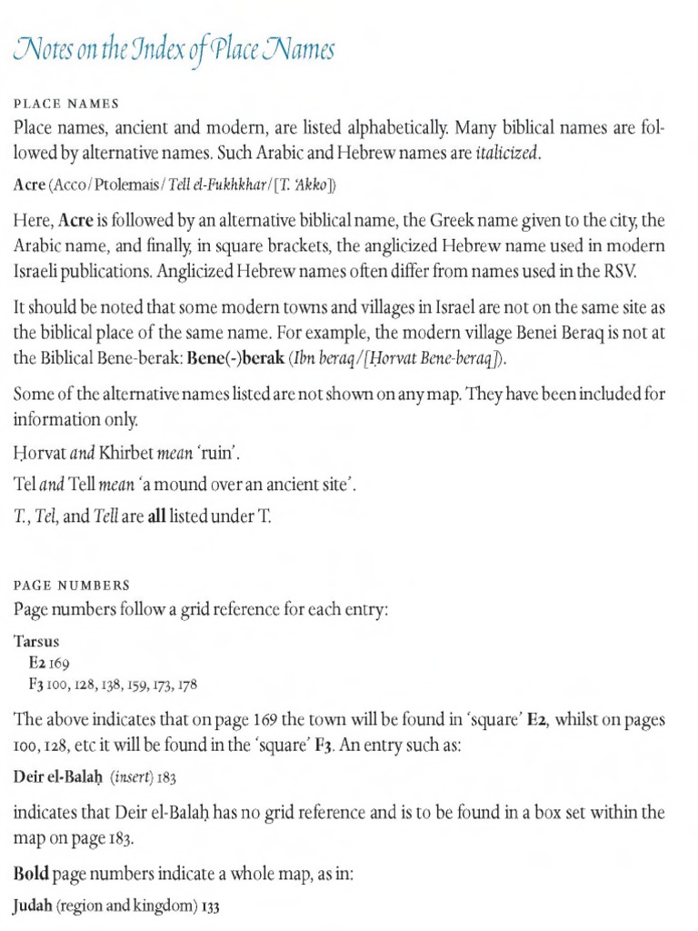 Ancient Place Names Index | PDF | Erbil | Ancient Peoples Of The Near East