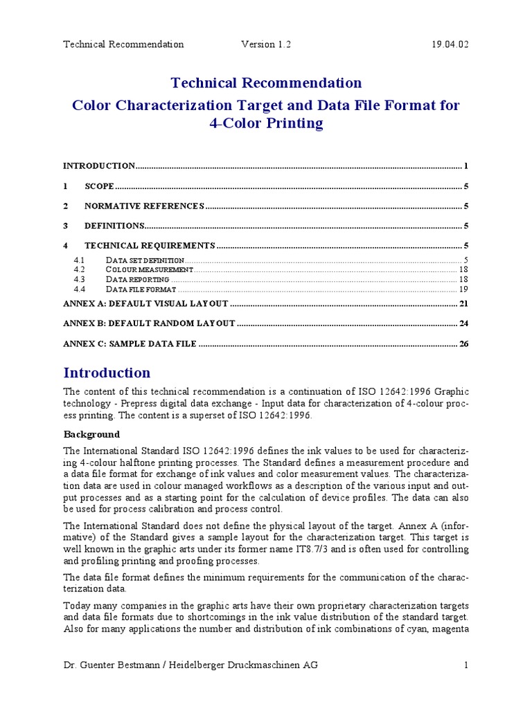 IT8 Data Set | PDF | Qualia | Color
