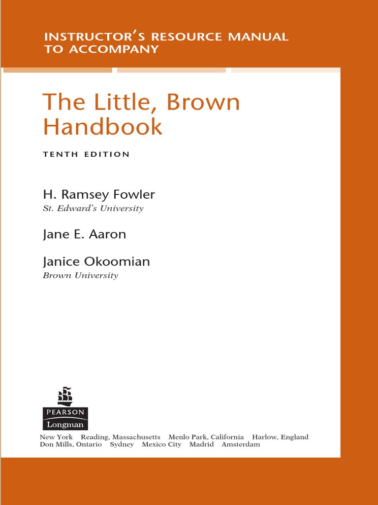 The Little Brown Handbook | PDF | Essays | Cognitive Science
