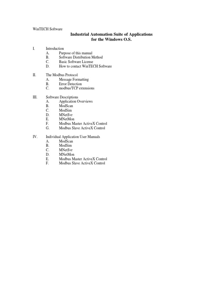 Modscan32 Manual | Download Free PDF | Error Detection And Correction ...