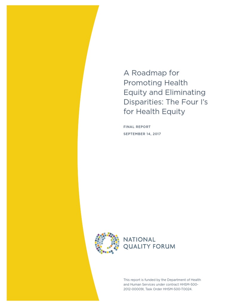 NQF Roadmap For Promoting Health Equity and Eliminating Disparities ...