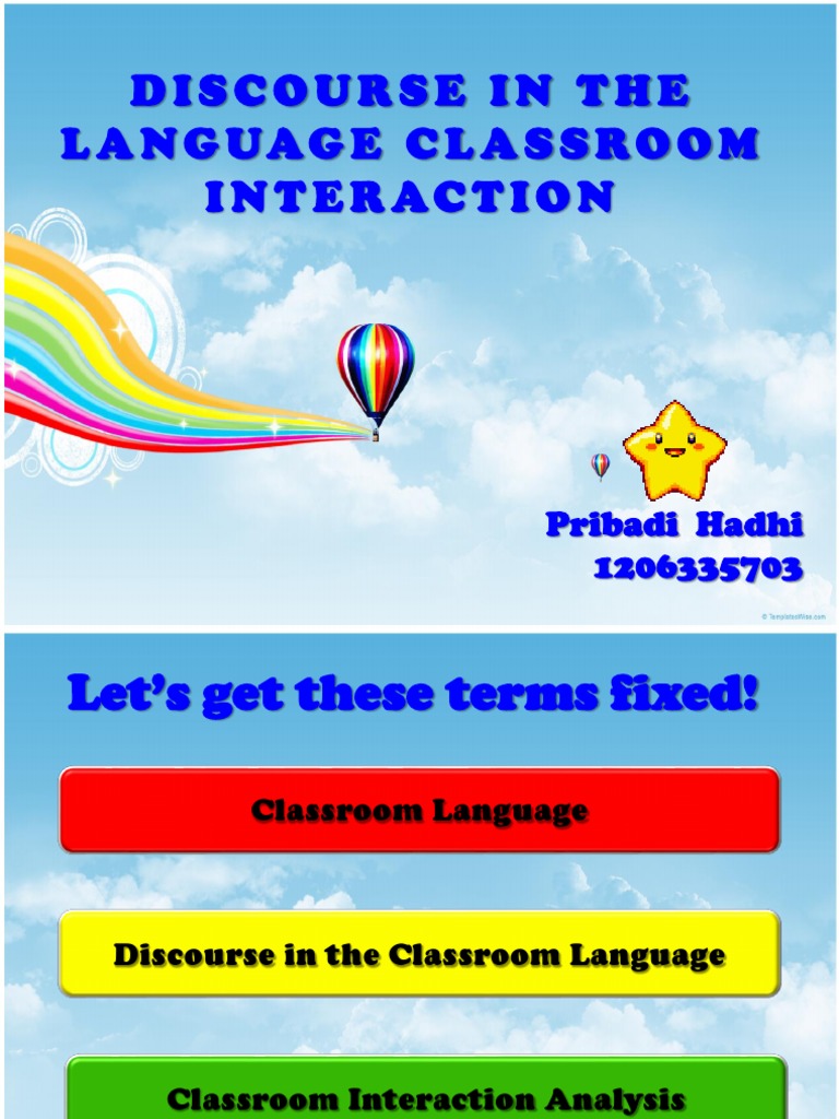 Classroom Discourse and Interaction Analysis | PDF | Discourse | Classroom