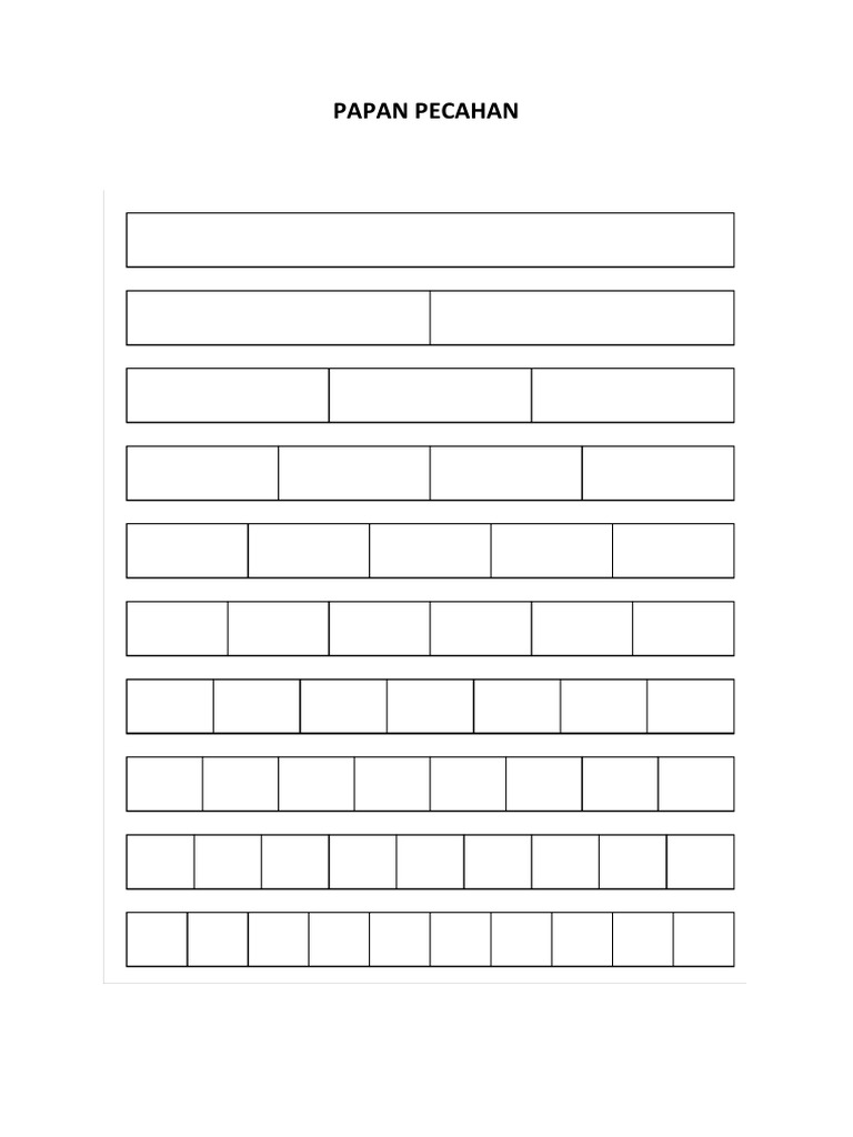 Papan Pecahan | PDF