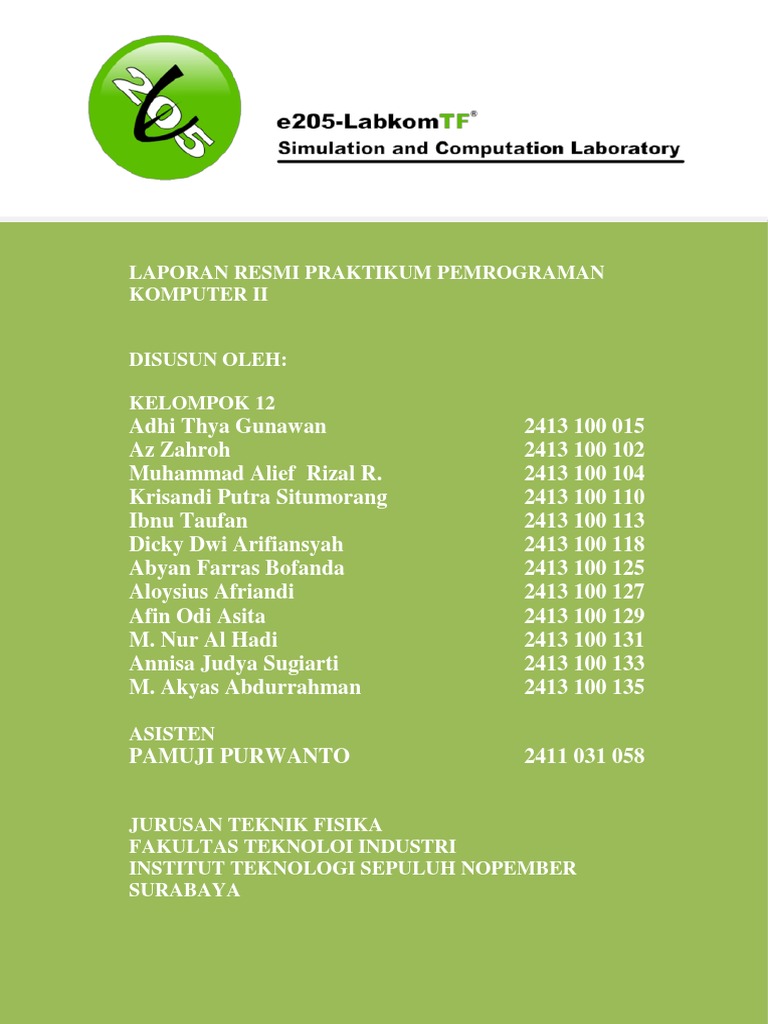 Contoh Laporan Resmi 2 | PDF