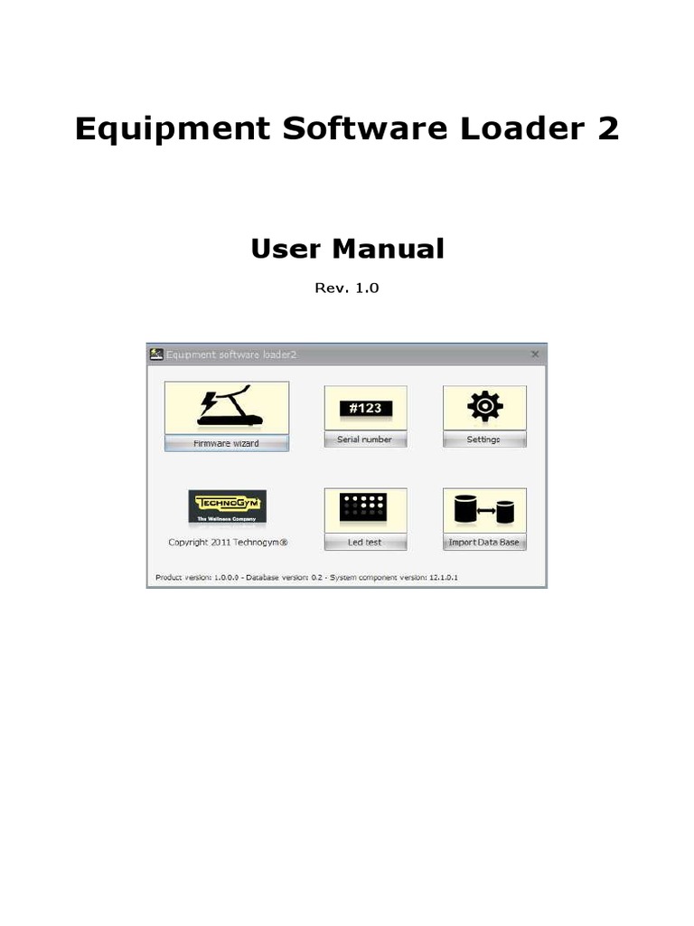 Equipment SW Loader - User Manual-InG - 1.0 | PDF | Windows Vista ...