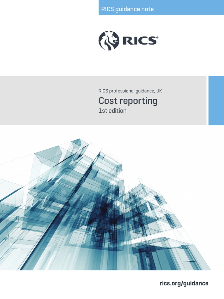 Rics - Cost Reporting | PDF | Real Estate Appraisal | Value Added Tax