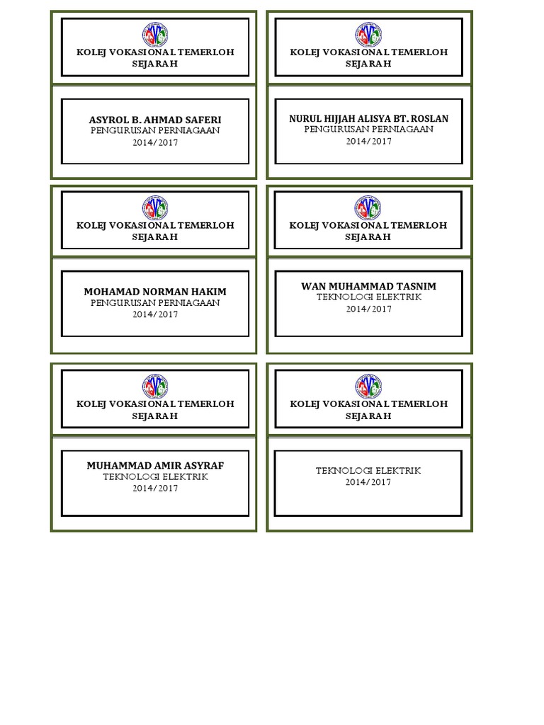 Muka Depan Fail | PDF