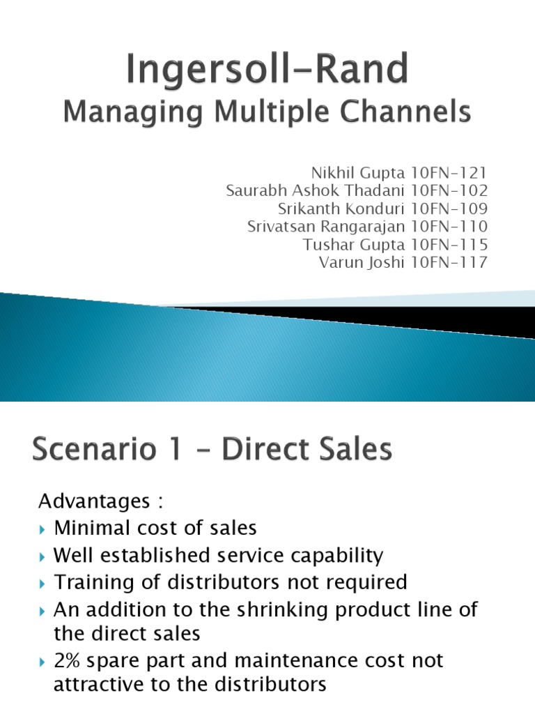 Ingersoll Rand Case Analysis | PDF | Business | Finance & Money Management