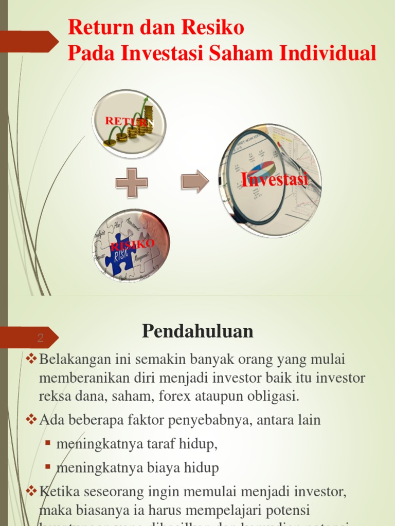 Risk Dan Return Saham Individual | PDF