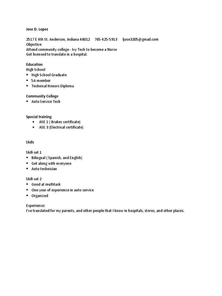 Jose D. Lopez | PDF | Career & Growth | Business