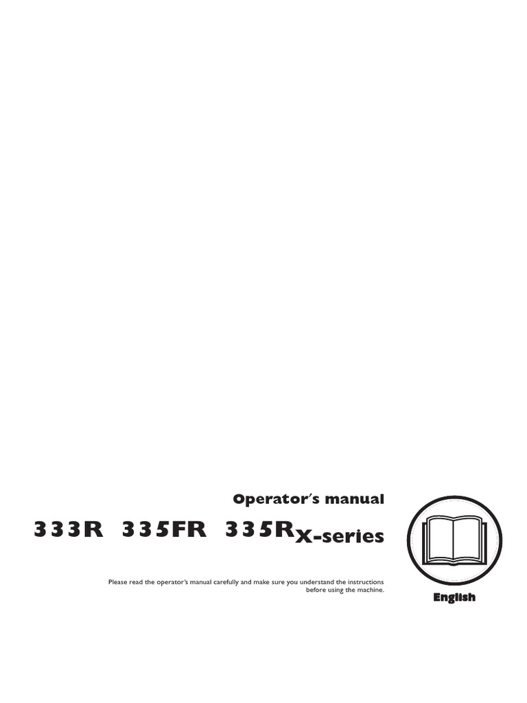 333R 335FR 335R: X-Series | PDF | Nut (Hardware) | Blade