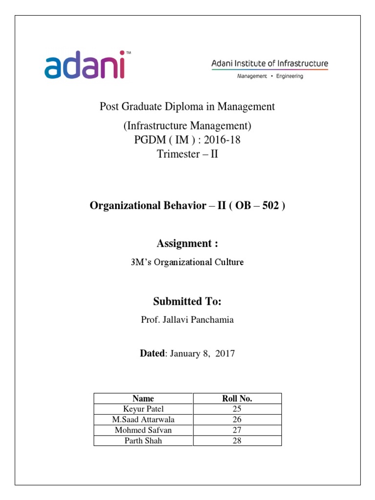 3M's Organizational Culture | PDF | Innovation | Employment