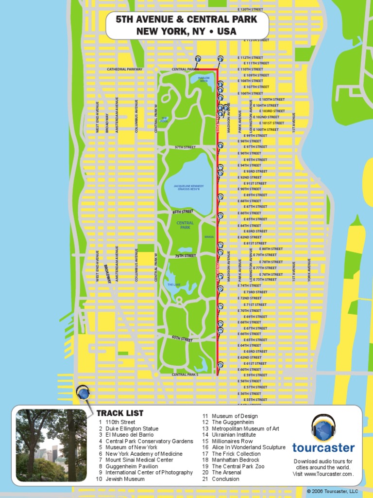 5Th Avenue & Central Park New York, Ny - Usa: Track List | PDF ...