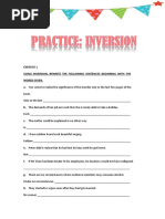 Inversion Exercises | PDF