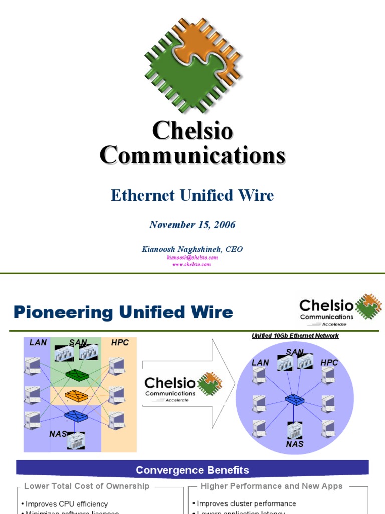 Chelsio Itsummit | PDF | Network Interface Controller | Computer Network
