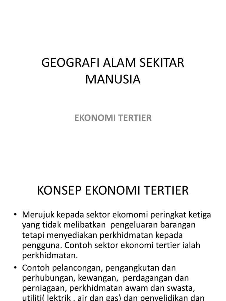 Geografi Alam Sekitar Manusia Penggal 2 2017 | PDF
