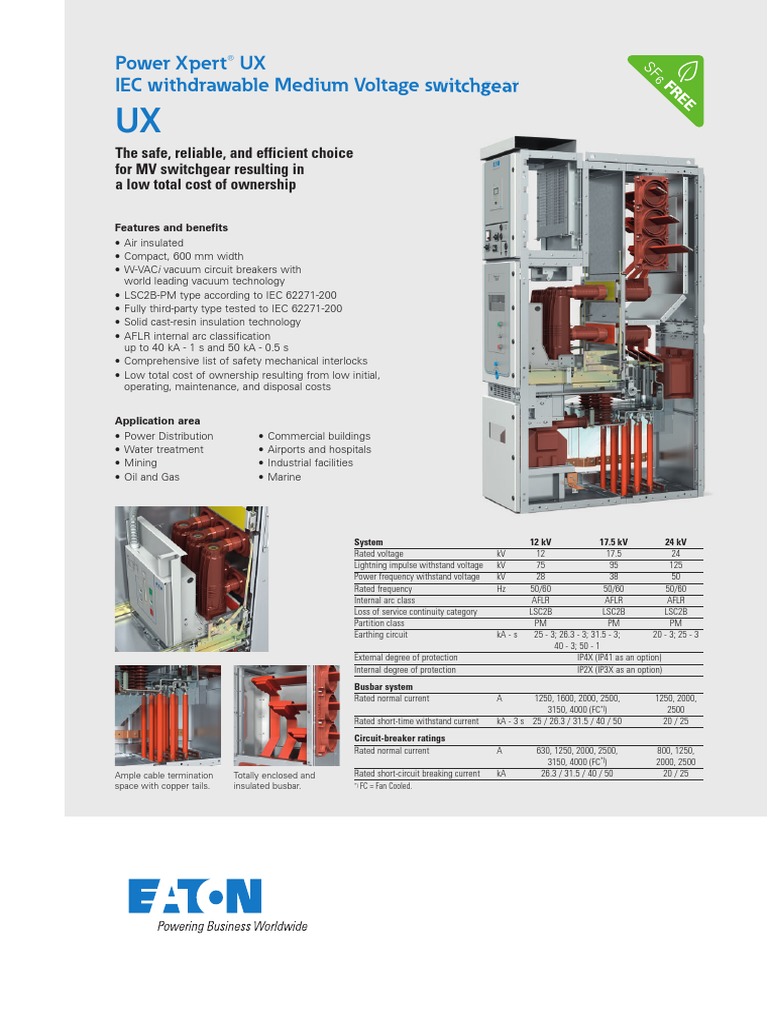 Leaflet Power Xpert UX A4 en | PDF | Equipment | Electricity