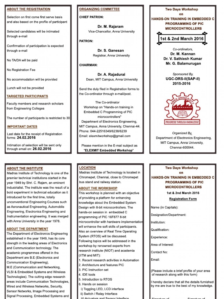 Embedded C Programming Workshop | PDF | Business | Science & Mathematics