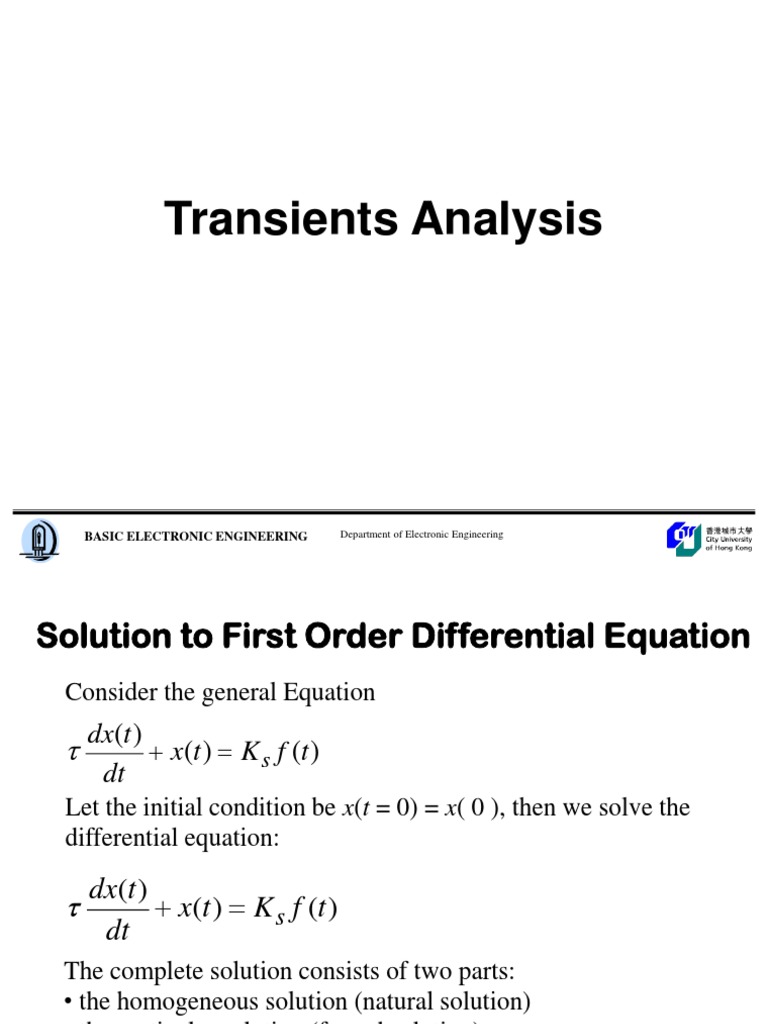 RL Transient | PDF | Electrical Network | Force