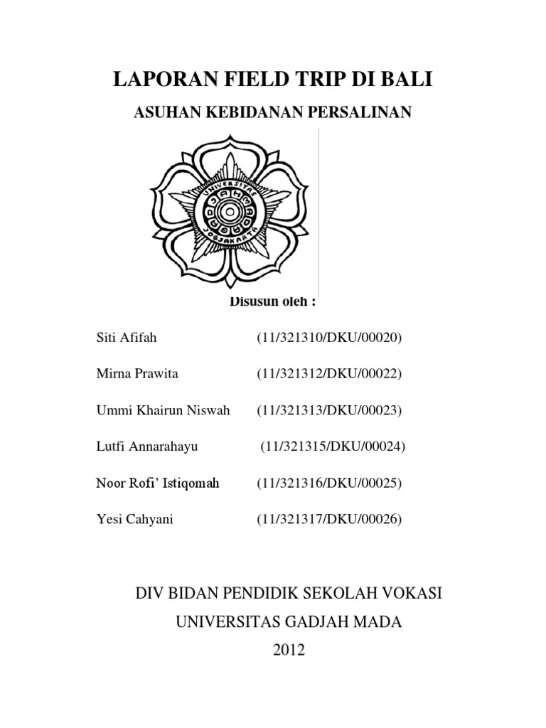 Laporan Field Trip Di Bali | PDF