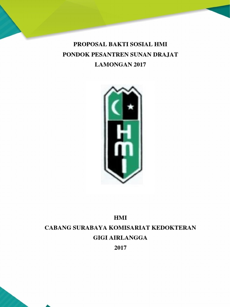 Proposal Baksos HMI FKG UA | PDF