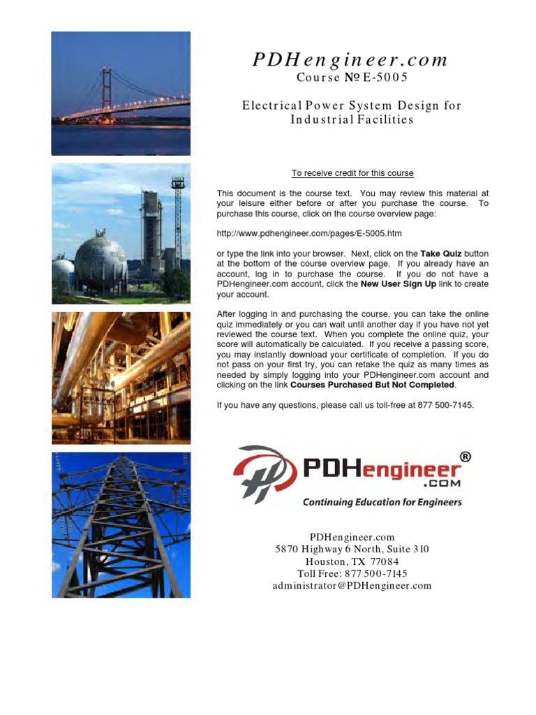Electric Power System Design | PDF | Ac Power | Capacitor